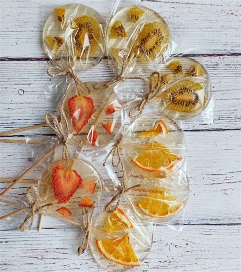 Натуральные леденцы с сушеными фруктами