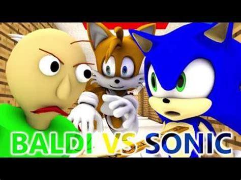 BALDI S BASICS VS SONIC Official Baldi Minecraft Animation Horror Game YouTube Baldi S