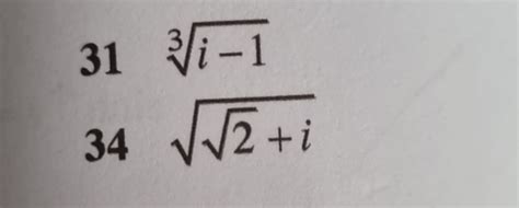 Find All The Roots Of The Complex Number Of Their Chegg Com