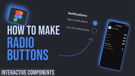 Figma Interactive Components Radio Button Youtube