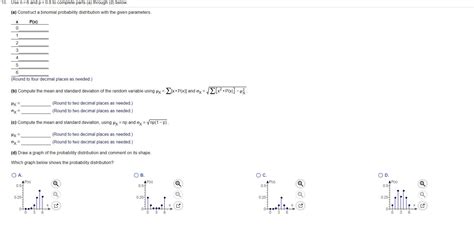 Solved 18 Use N 6 And P 0 8 To Complete Parts A Chegg Com