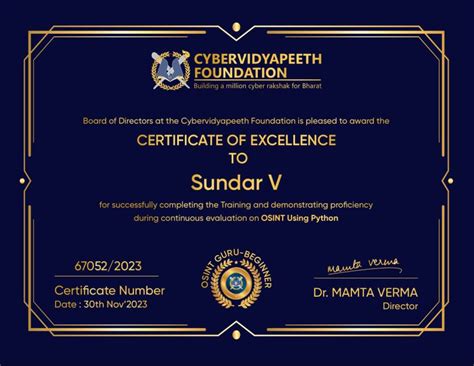 Vk Sundar On Linkedin Osint Python Cybersecurity Continuouslearning