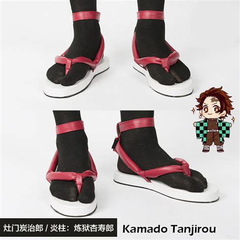 Kimetsu No Yaiba Demon Slayer Shoes Japanese Anime Cosplay Shoes Kamado