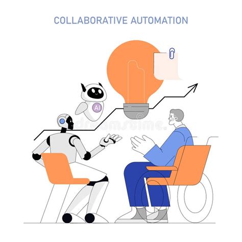 Business Process Automation Flat Vector Stock Vector Illustration Of Workflow Artificial