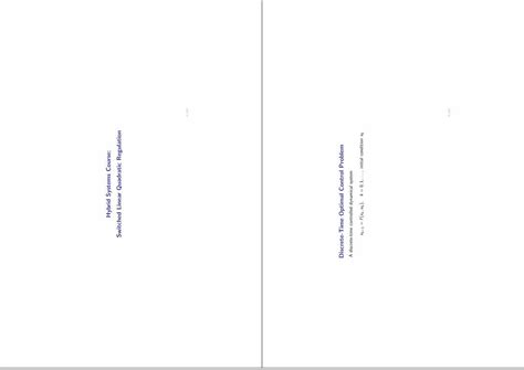 Pdf Discrete Time Optimal Control Problem Hybrid Homedeibpolimiitprandinifile20150617