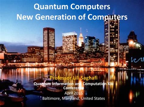 quantum computers new generation of computers part1 by prof lili saghafi pdf
