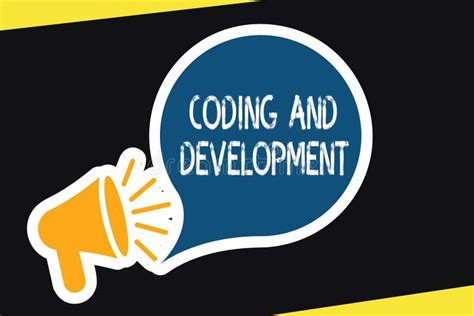 Handwriting Text Coding And Development Concept Meaning Programming Building Simple Assembly