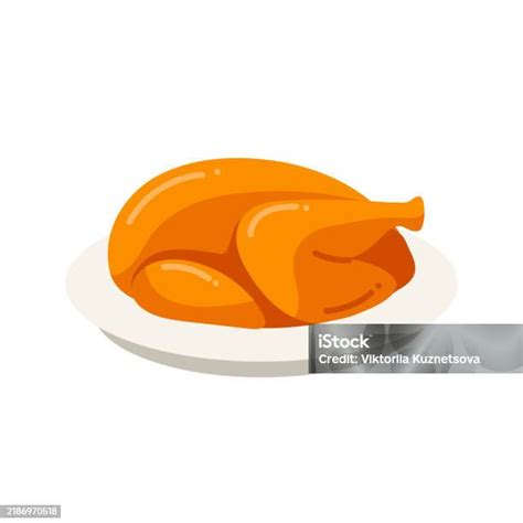 로스트 치킨 또는 칠면조 접시 아이콘 바탕에 플랫 스타일 바탕에 0명에 대한 스톡 벡터 아트 및 기타 이미지 0명 10월 11월 Istock