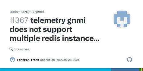 Telemetry Gnmi Does Not Support Multiple Redis Instance Database Get And Subscription · Issue