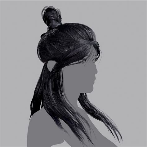 Saswata Roy Ninja Girl Hair Real Time