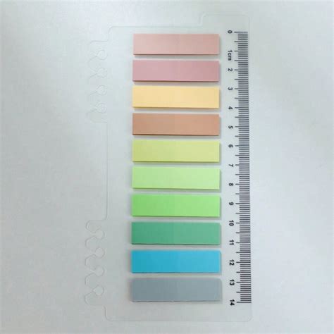 1pc Mixed Color Sticky Index Tab Simple Multi Purpose Index Tab For Page Marking Classify File
