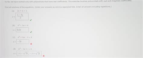 Solved Find A Polynomial With Integer Coefficients That