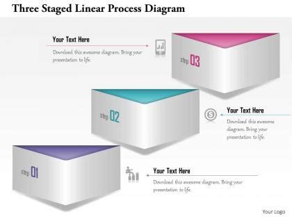 Linear Process Diagrams Slide Team