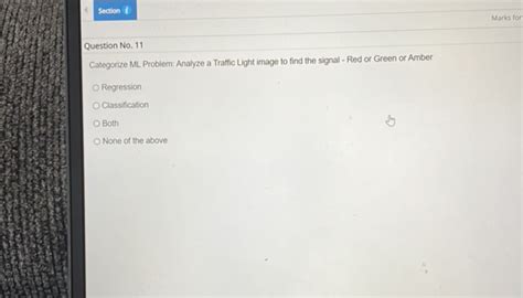 Section T Marks For Question No 11 Categorize StudyX