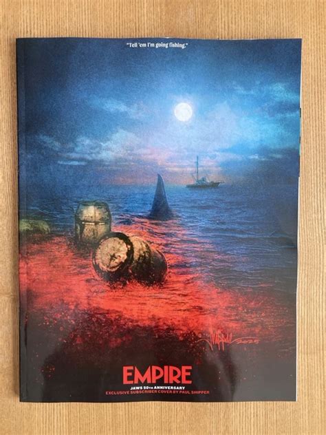 Empire Magazine April 2025 Subscriber Cover Jaws 50th Anniversary £13