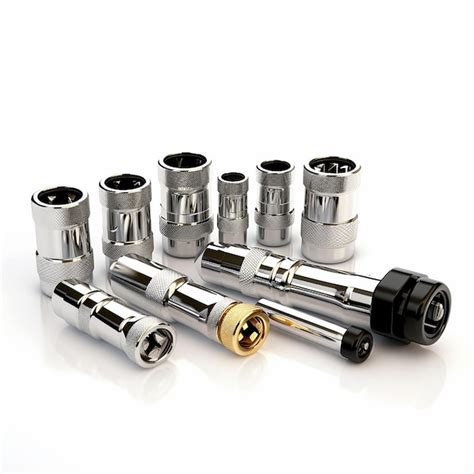Premium Photo Socket Set With White Background Isolated