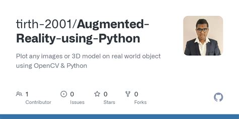 GitHub Tirth Augmented Reality Using Python Plot Any Images Or D Model On Real World