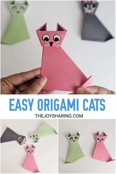 Easy Origami Cat Artofit