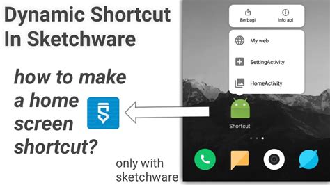 Hot Create Dynamic Shortcut In Sketchware Youtube