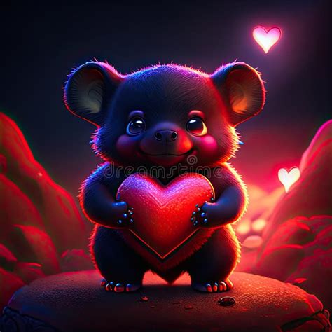 Teddy Bear Hugging Heart Stock Illustrations 261 Teddy Bear Hugging