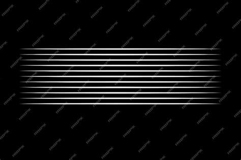 Premium Photo Horizontal White Lines On Black Background