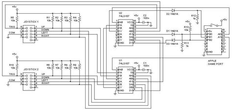 Atari Joystick Schematic Joystick Atari Schematic Commodore