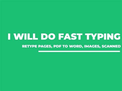 Manual Typing Work Convert Pdf To Word Or Excel Upwork