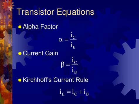 Transistor Equations At Robert Hambright Blog