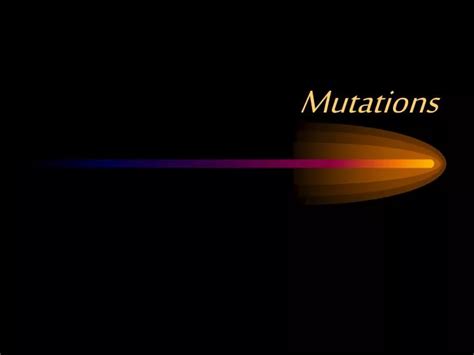 PPT Mutations PowerPoint Presentation Free Download ID 1466363
