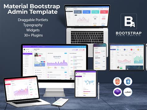 Material Premium Admin Dashboard With Bootstrap Dashboard
