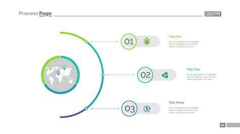 Free Vector Three Steps Slide Template