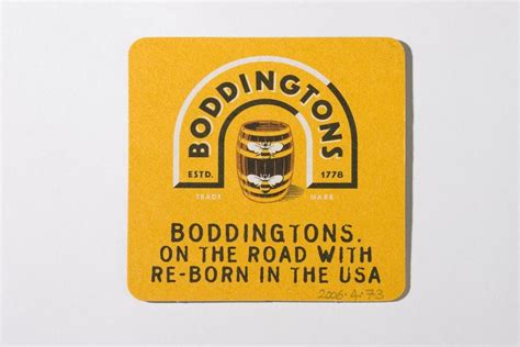 Boddingtons Beer Mat Science Museum Group Collection