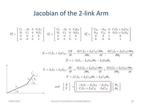 Ppt Structure And Synthesis Of Robot Motion Introduction Kinematics And Sampling Based Motion