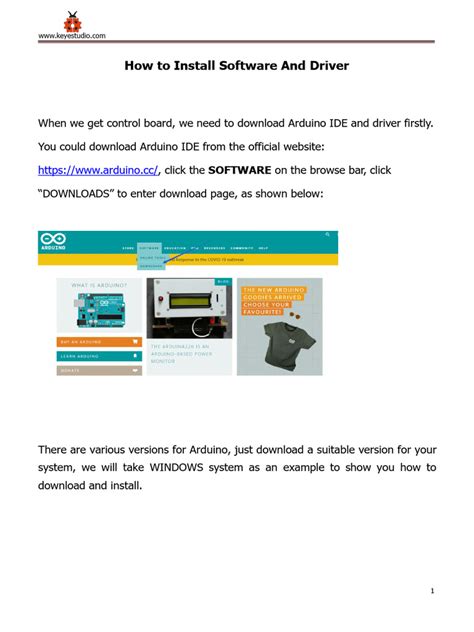 How To Install Arduino Ide And Driver Download Free Pdf Device Driver Arduino