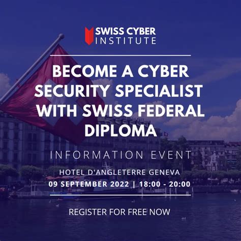 [video] Swiss Cyber Institute On Linkedin Cyber Security Education Info Event
