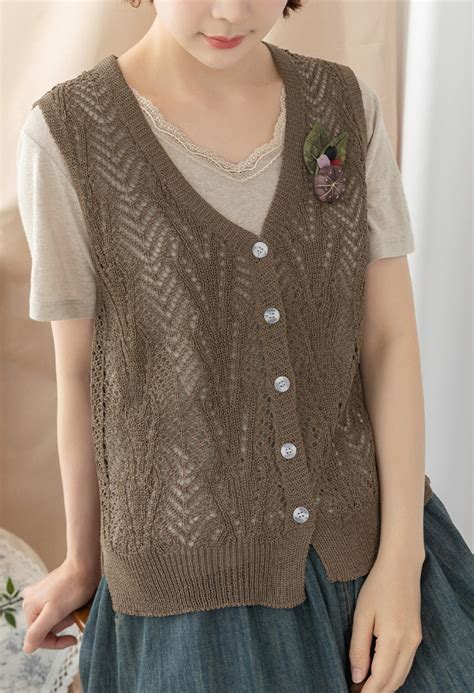 태희여름니트조끼 Oes0096