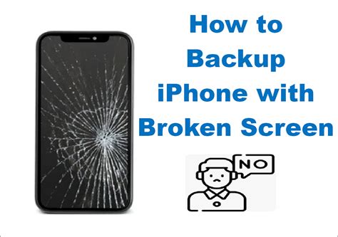 How To Backup Iphone With Broken Screen Full Guide How To Backup Iphone With Broken Screen Full Guide