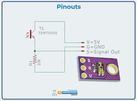 Temt6000 Ambient Light Sensor The Engineering Projects Temt6000 Ambient Light Sensor The Engineering Projects
