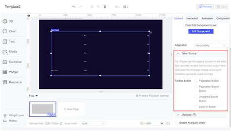 FVS Table Component FineReport Help Document