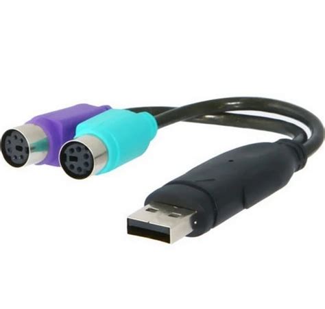 Usb To Ps Cable Usb Keyboard And Mouse Turn Round Mouth Lines Without Delay Cable Adapter With