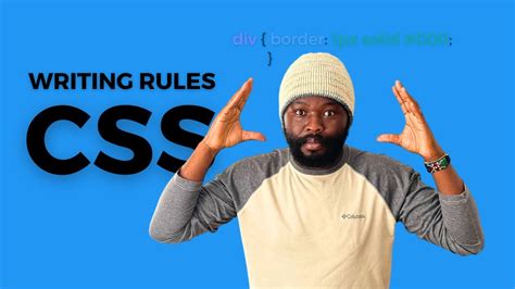 How To Write Css Rules Youtube