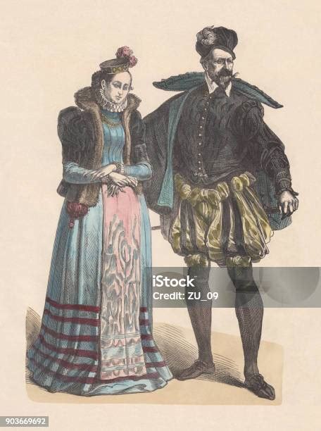 프랑스 귀족 늦게 16 세기 손 색 나무 조각 출판 C1880 16세기 스타일에 대한 스톡 벡터 아트 및 기타 이미지 16세기 스타일 16세기 독일 Istock