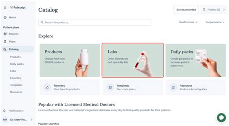 Registering For Labs On Fullscript Fullscript Support Center