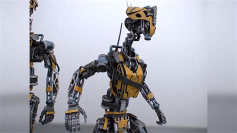 Scout Robot Gameready Model Unity Unreal Engine 3d Model Turbosquid