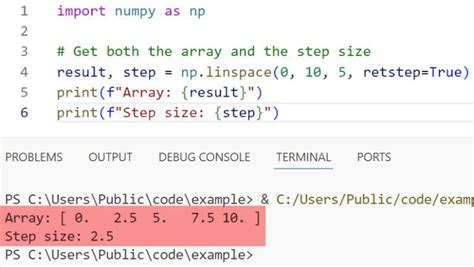 Numpys Linspace Function In Python