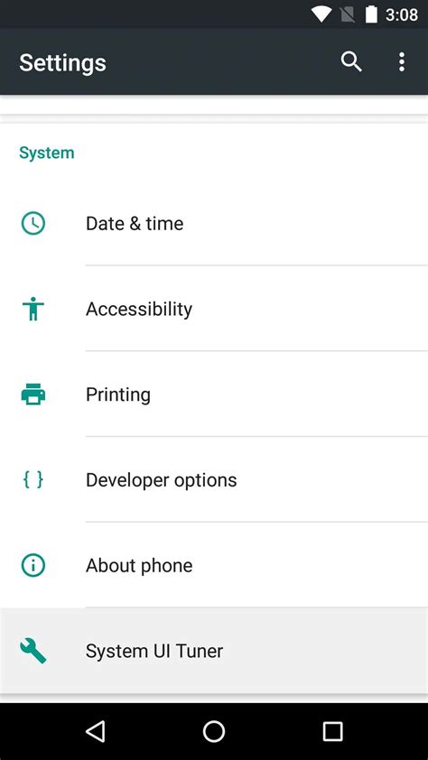 How To Enable The Hidden System Ui Tuner Menu In Android Marshmallow