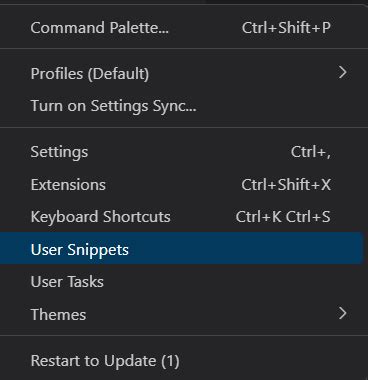 Create A Custom VS Code Snippet Arindam Majumder