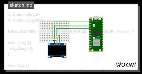 Pico W Display Oled 20 Wokwi Esp32 Stm32 Arduino Simulator