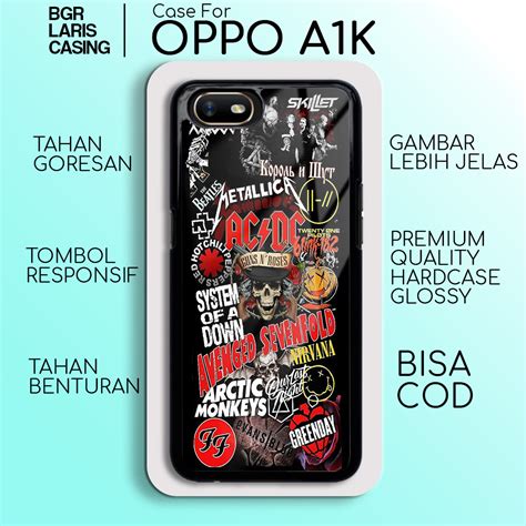 Jual Casing Oppo A1K Terbaru Band03 Case Oppo A1K Hardcase Softcase Glossy Kesing Terlaris