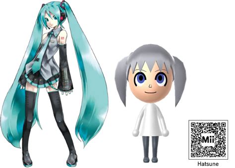 Recuerdos Humano Agacharse Hatsune Miku Mii Qr Code A Través De